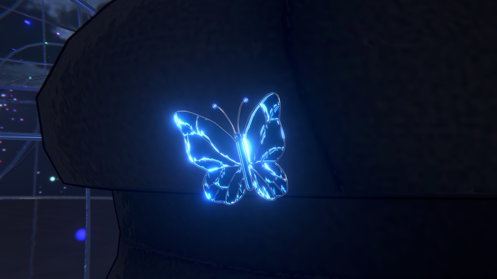 [VRChat] Glass Butterfly - いんすたんす - BOOTH