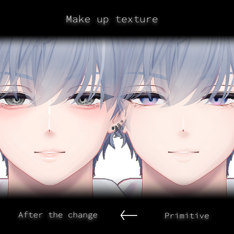 Komano 狛乃 Make up texture + Eyes texture - 𝓵𝓸𝓿𝓮 - BOOTH