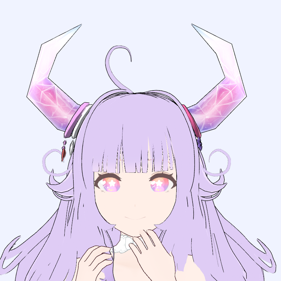 【VRoid】 Crystal horns - LECHE - BOOTH