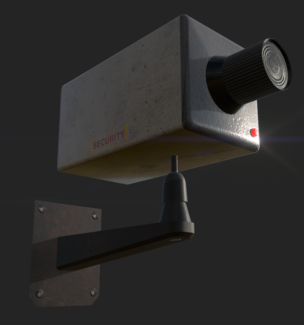 Player Following CCTV Camera - VRC - sistersingaming - BOOTH