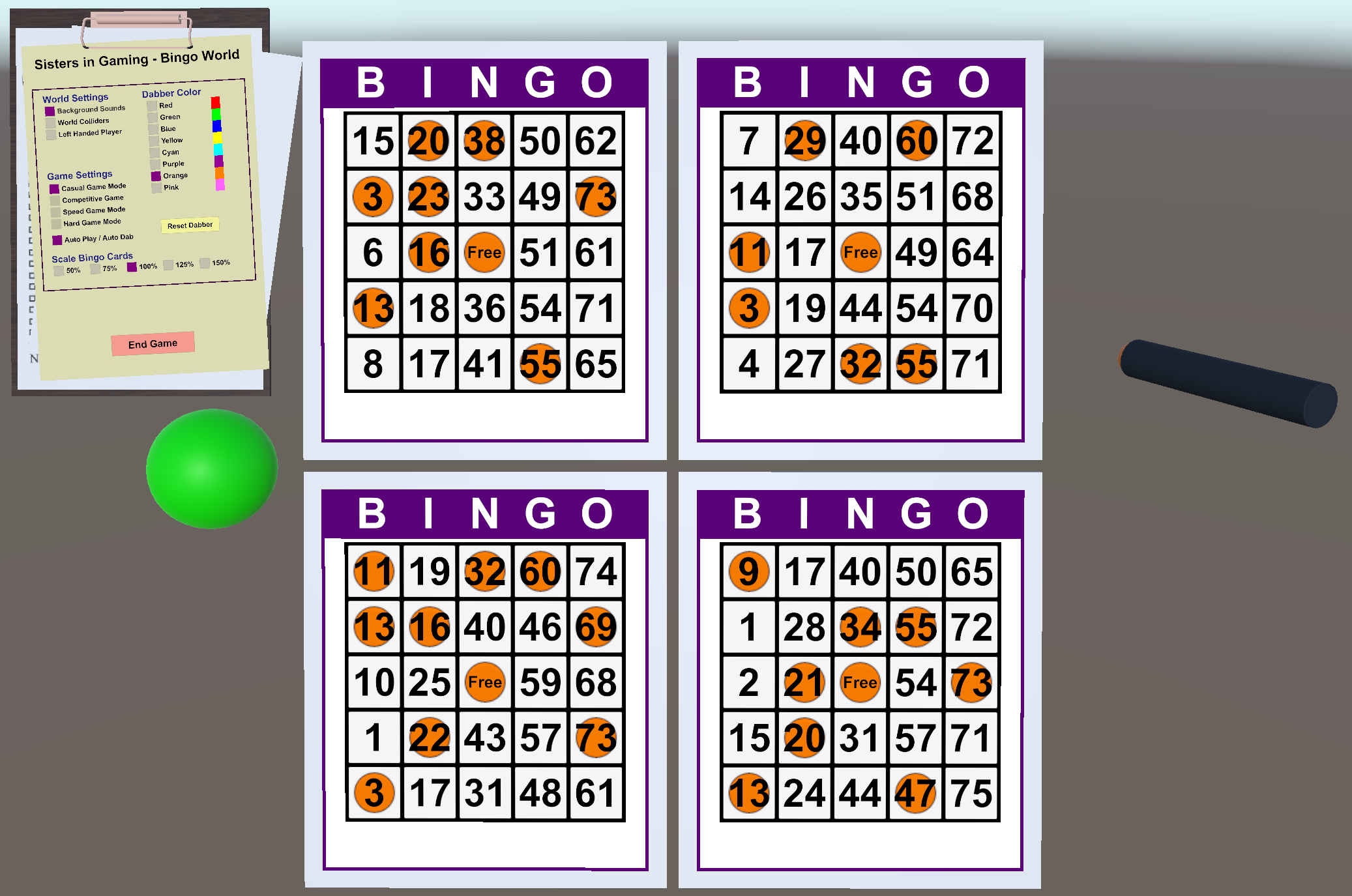 Bingo Game - sistersingaming - BOOTH