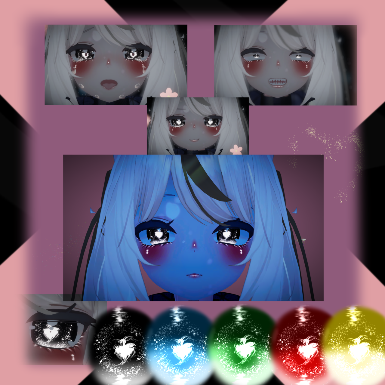 舞夜 - Maya : Makeup face , body , tattoo & eye set - >ᵥᵥ ᵥᵥ