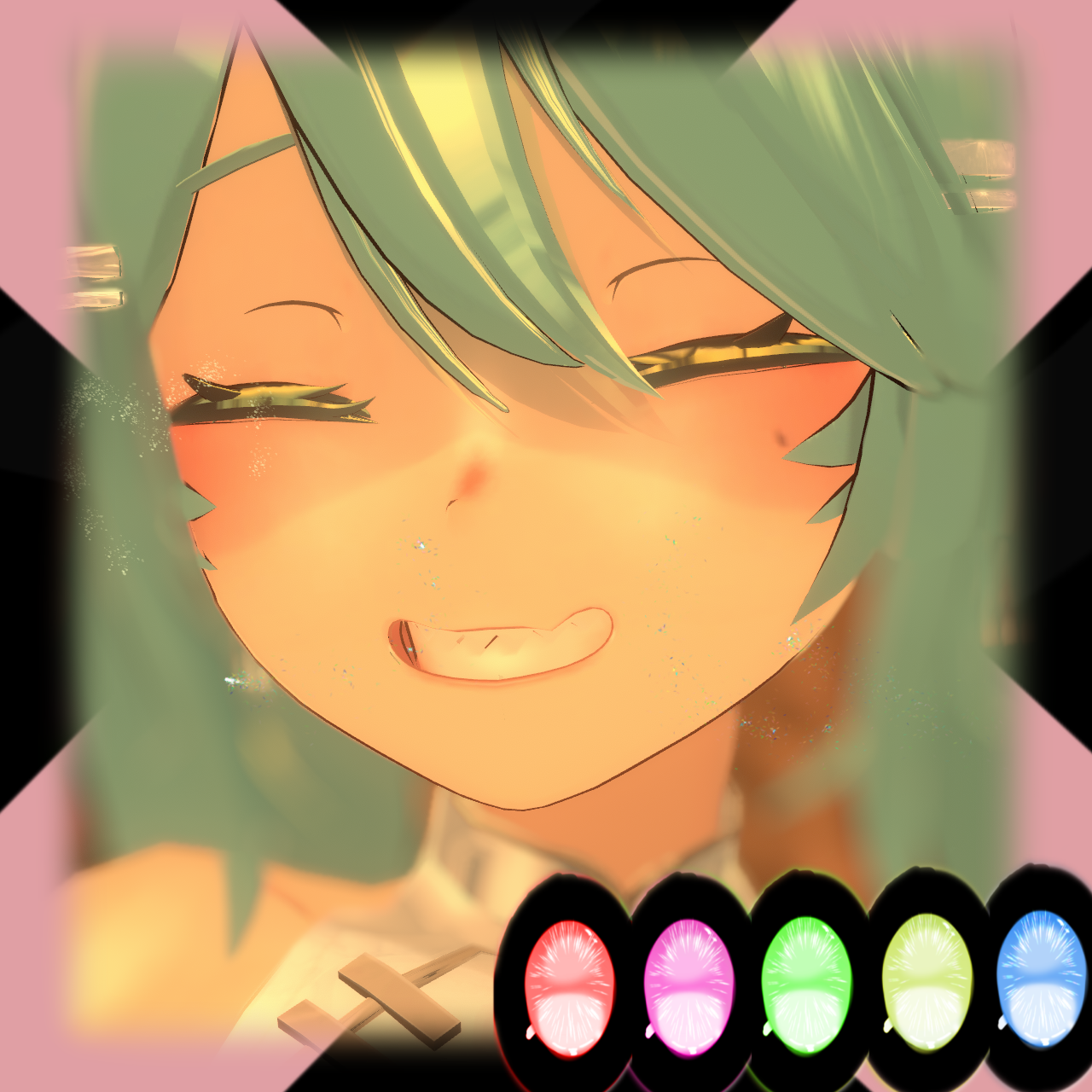 龍のヨルちゃん - Yoll : Makeup Face , body and eye set - >ᵥᵥ ᵥᵥ