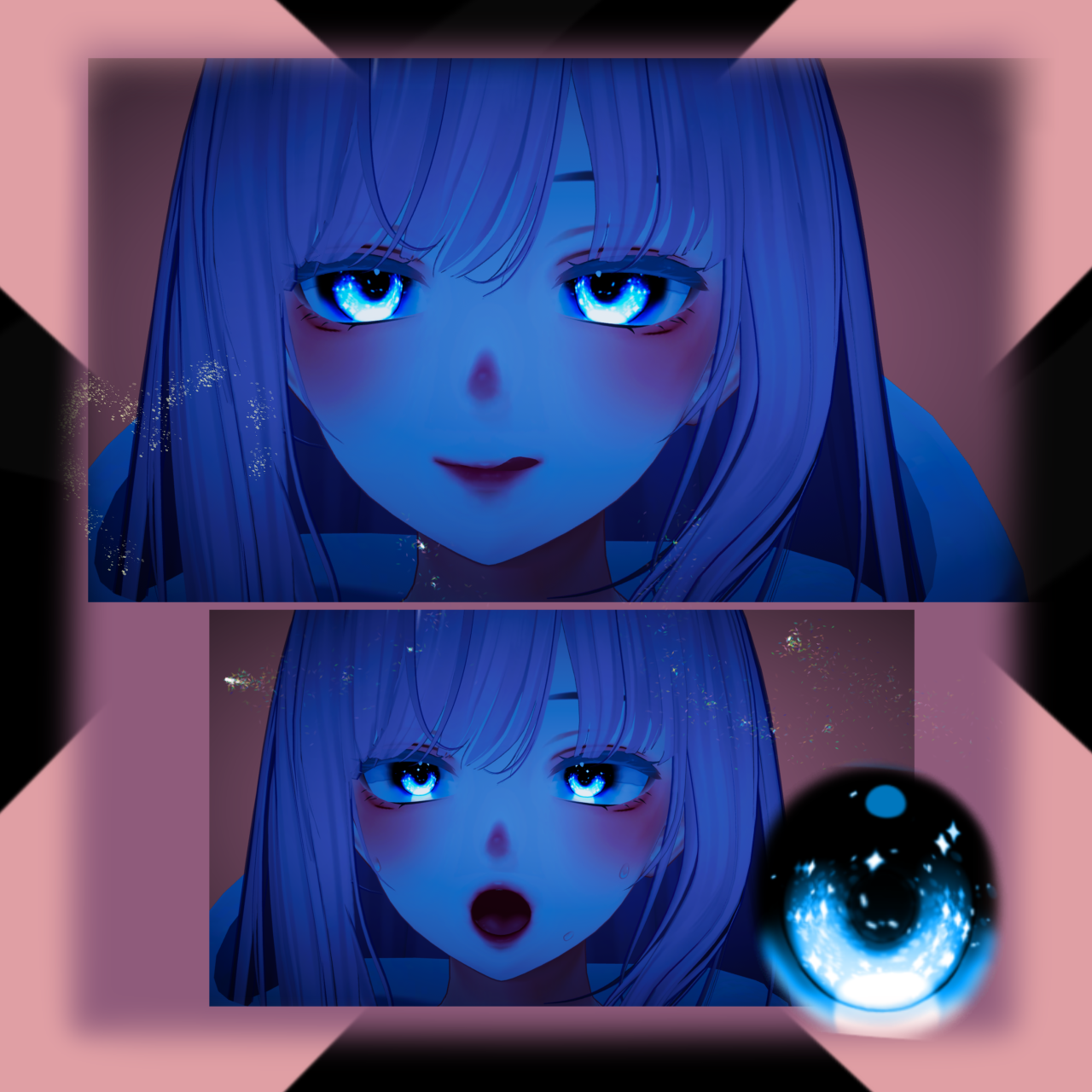 ( 3 Avatar ) Minase - Shinra - Maya : eye set - >ᵥᵥ ᵥᵥ