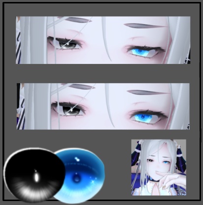 Asmodeus - アスモデウス : Eye set 01 - >ᵥᵥ ᵥᵥ