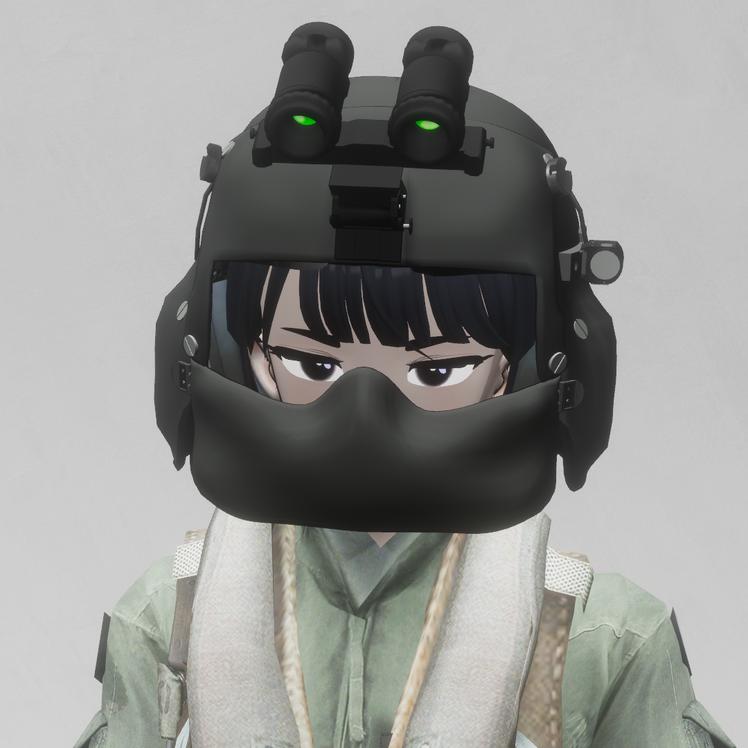 HGU-56風 ヘリクルーヘルメット Helo crew helmet - 5sori - BOOTH