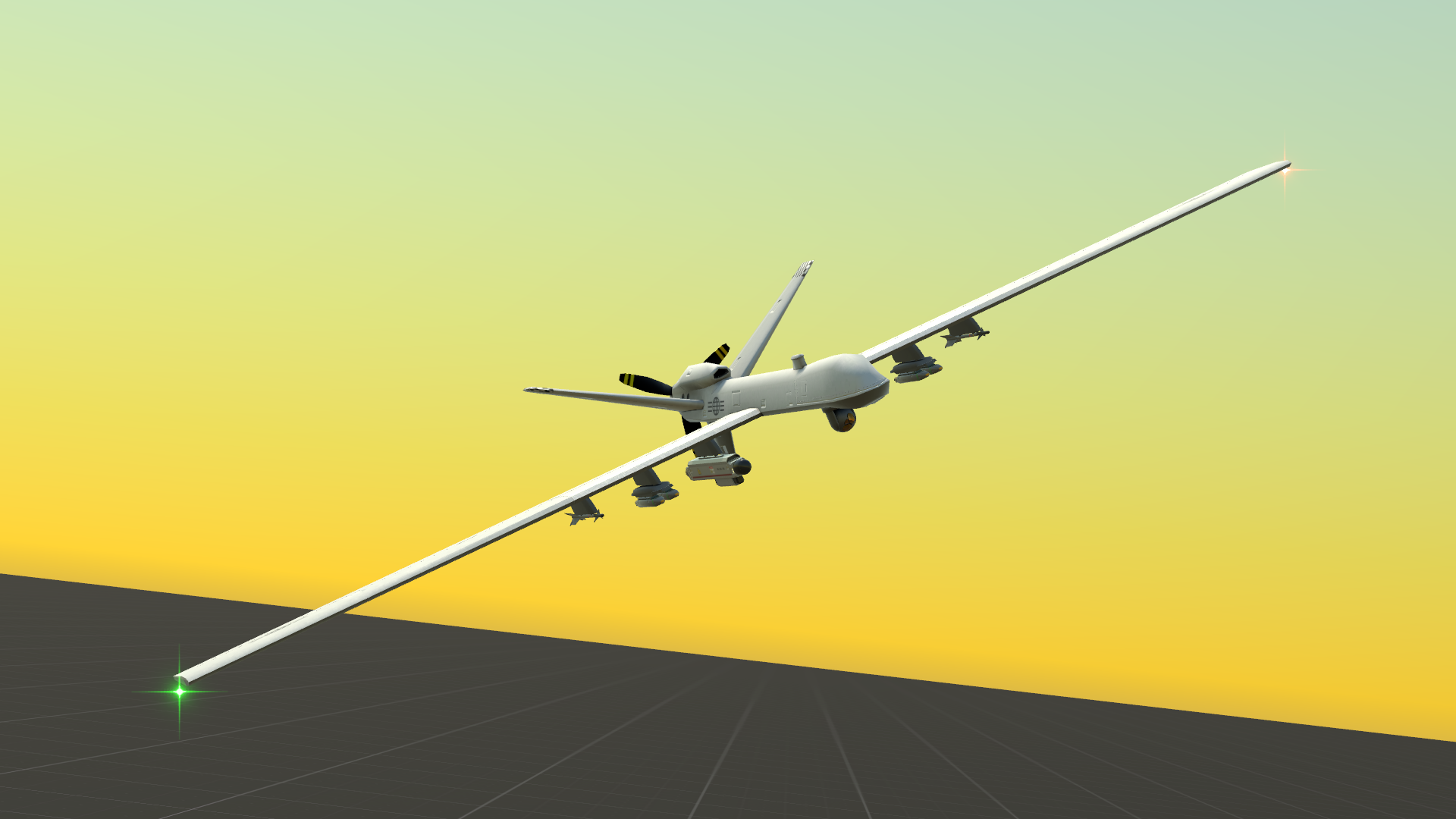 VRChat用] XQ-9B Sea Defender (UCAV) - 5sori - BOOTH