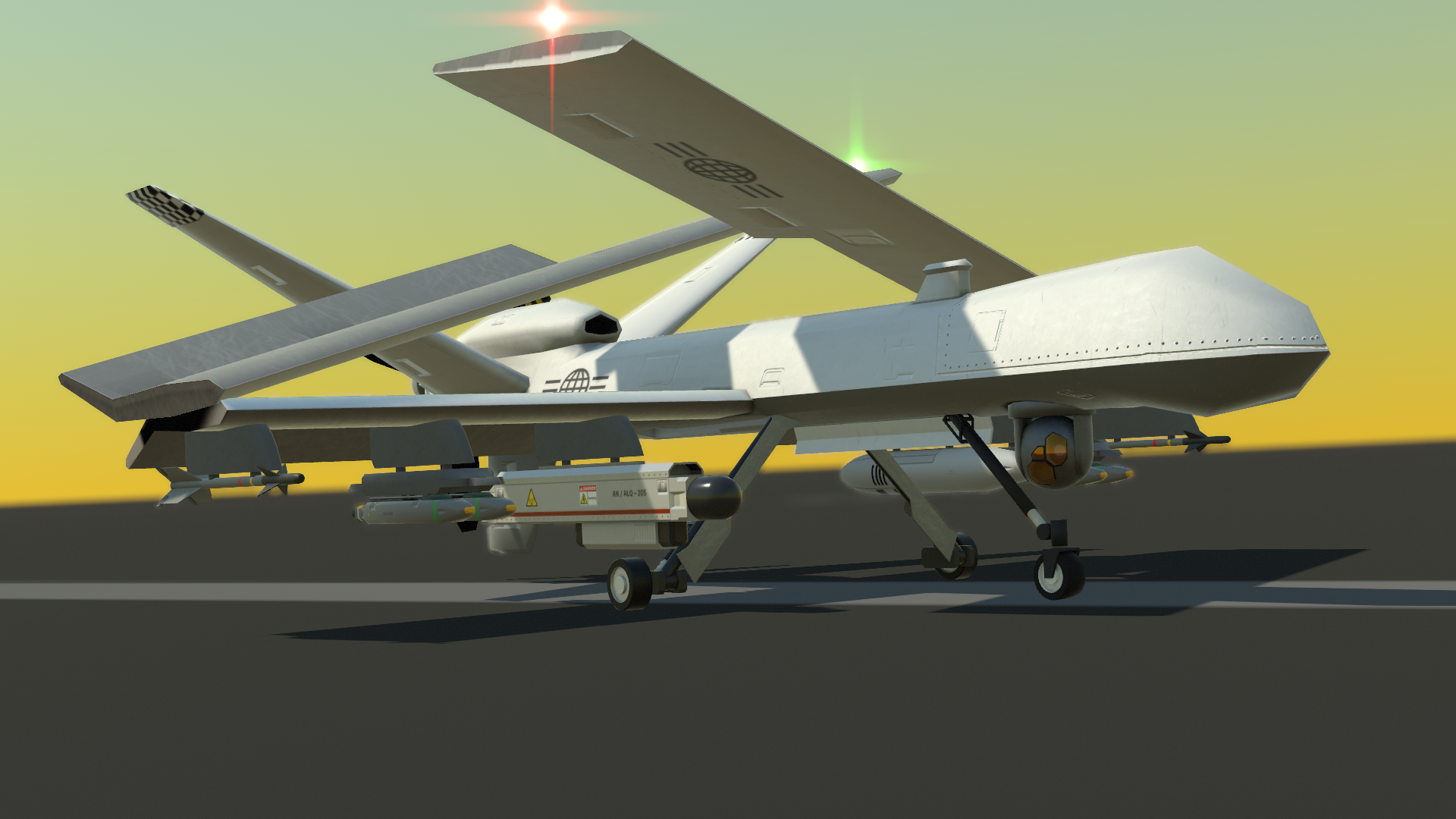 VRChat用] XQ-9B Sea Defender (UCAV) - 5sori - BOOTH