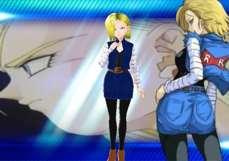 Android 18 - Dark Otaku Emotes - BOOTH