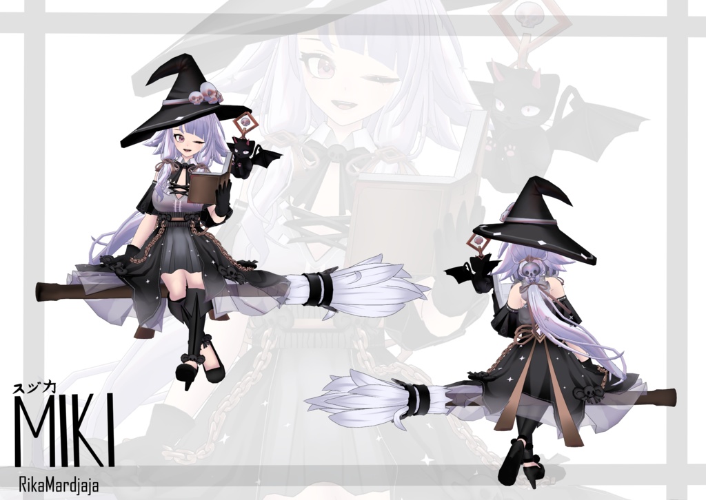 Suzuka Miki [オリジナル3Dモデル] - Rika Mardjaja - BOOTH