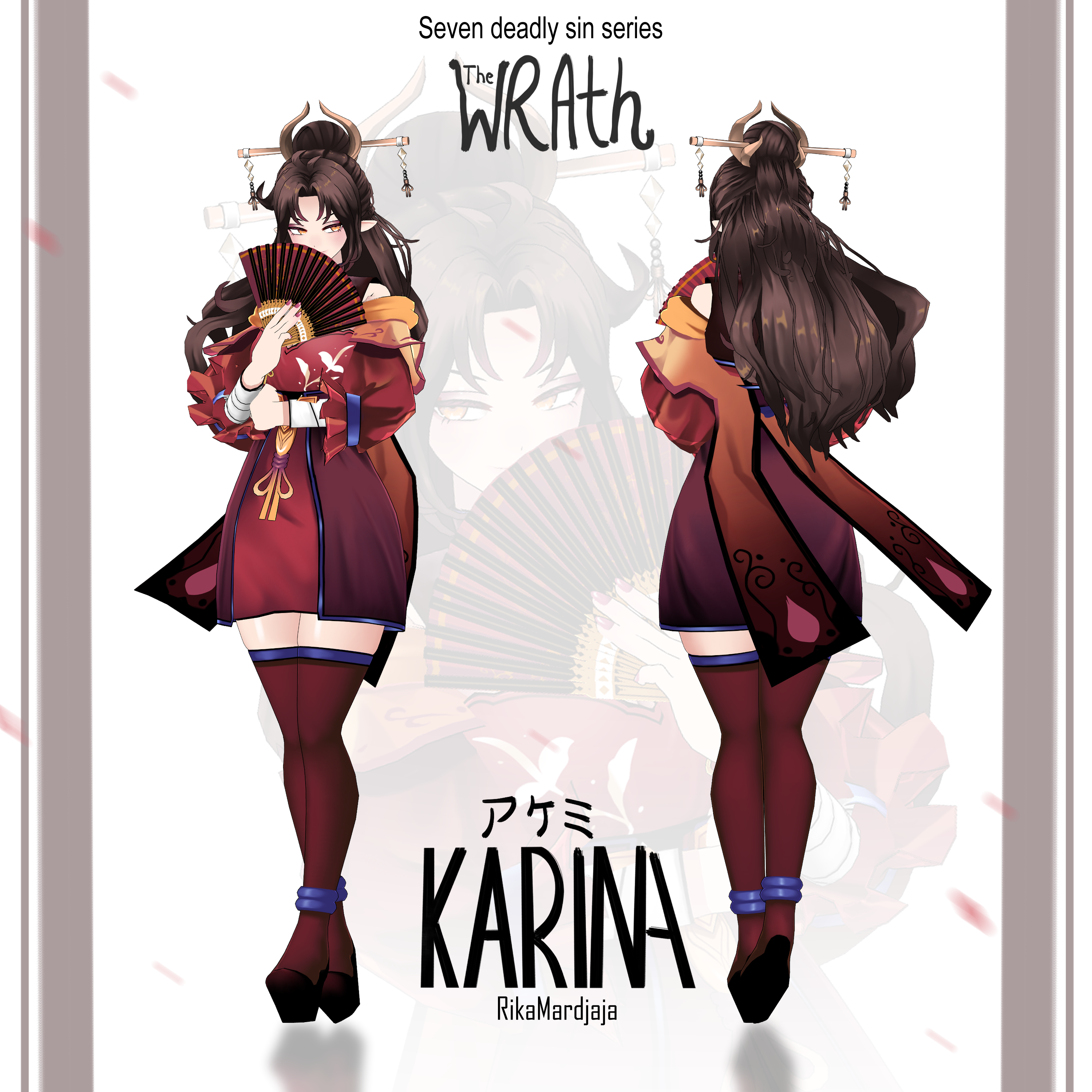 Karina Akemi [オリジナル3Dモデル] - Rika Mardjaja - BOOTH