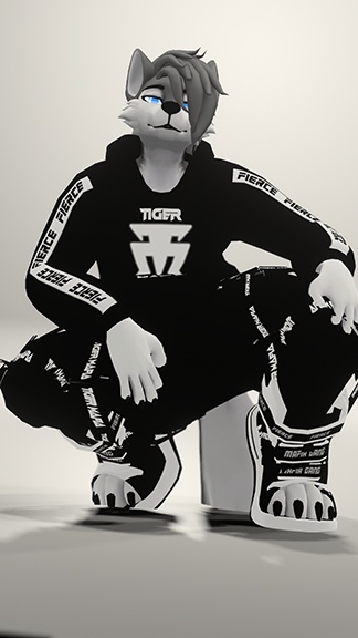 [ TIGER MAFIA ] Crimson The Wolf (VRCHAT) - T I G E R M A F I A - BOOTH