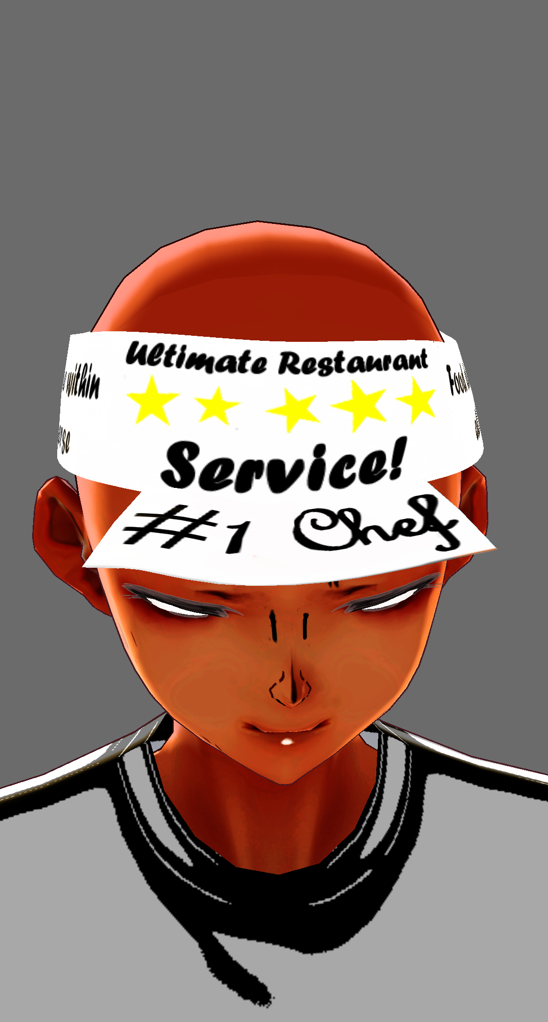 Chef Cap (VRoid Hair Preset Beta and Stable) - Adore Artistry - BOOTH