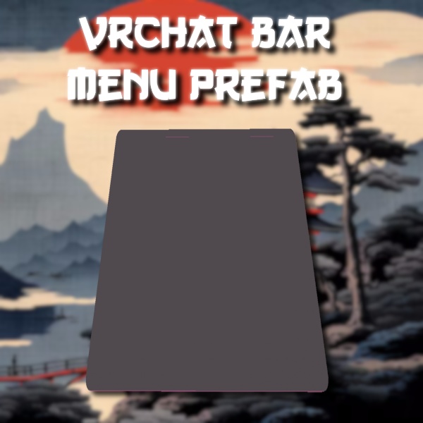 Bar Menu Prefab - supdaelyn - BOOTH