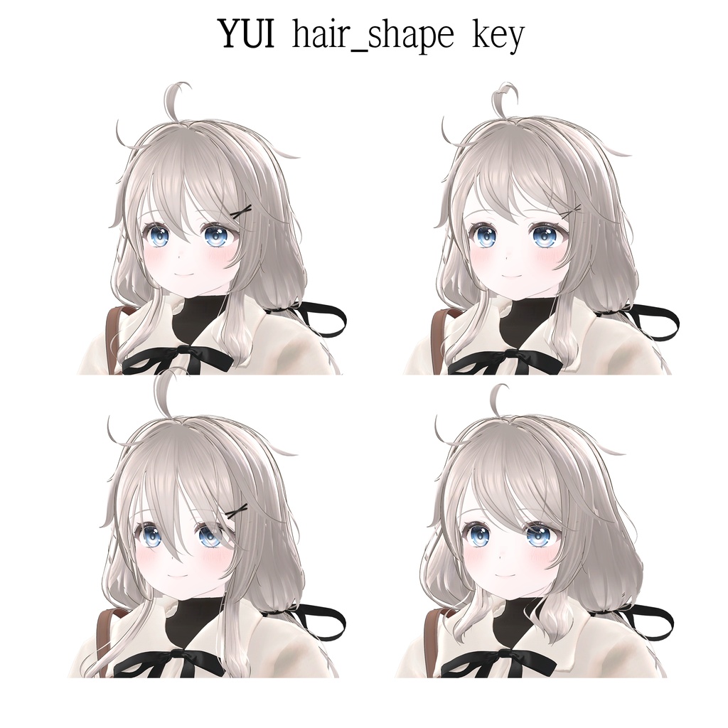 03.YUI [オリジナル3Dモデル] ver.1.01 - B.KC__SHOP - BOOTH