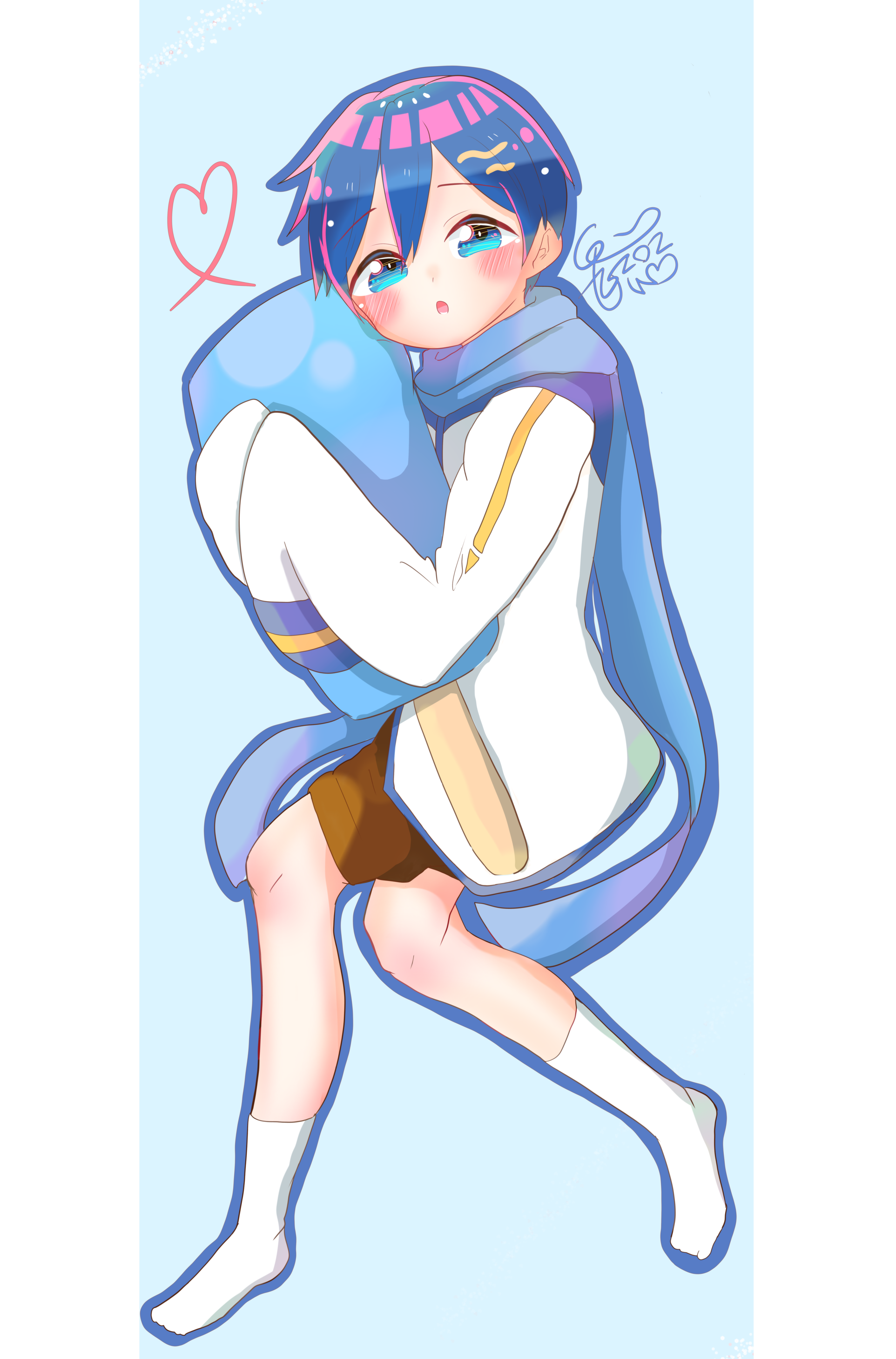 KAITO 等身大タペストリー【セール価格】 - ゆるゆるぽん - BOOTH