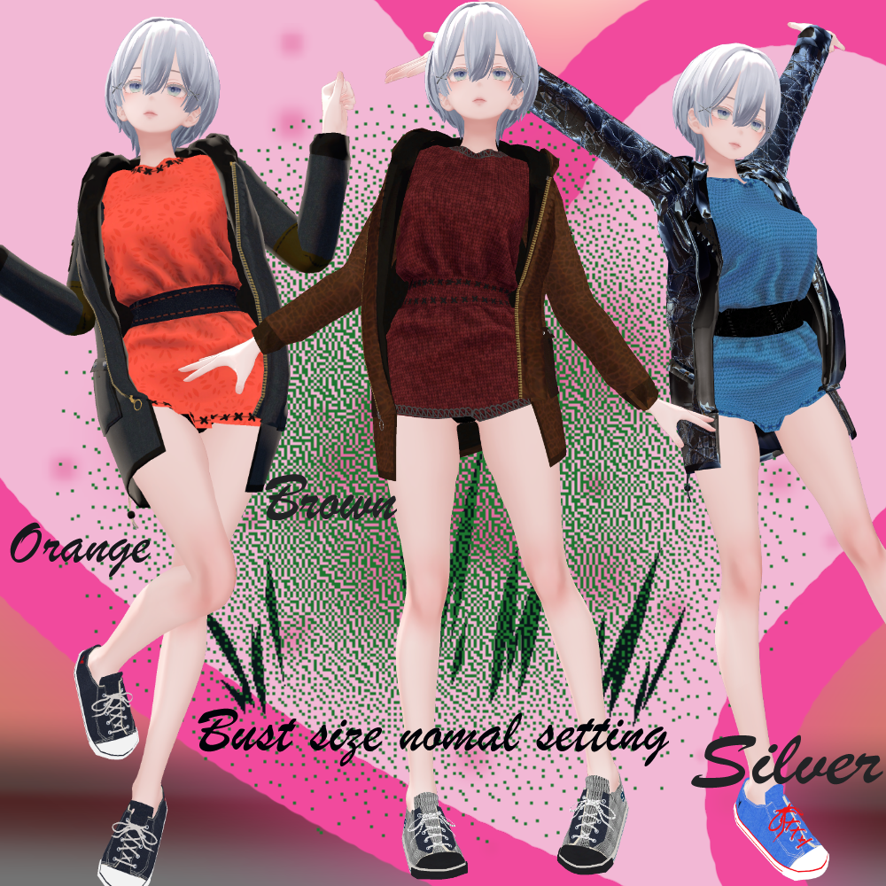 森羅-Shinra - 衣装 ジャバー・ボディコン・シューズ3types VRC専用 - かずくんワールド - BOOTH