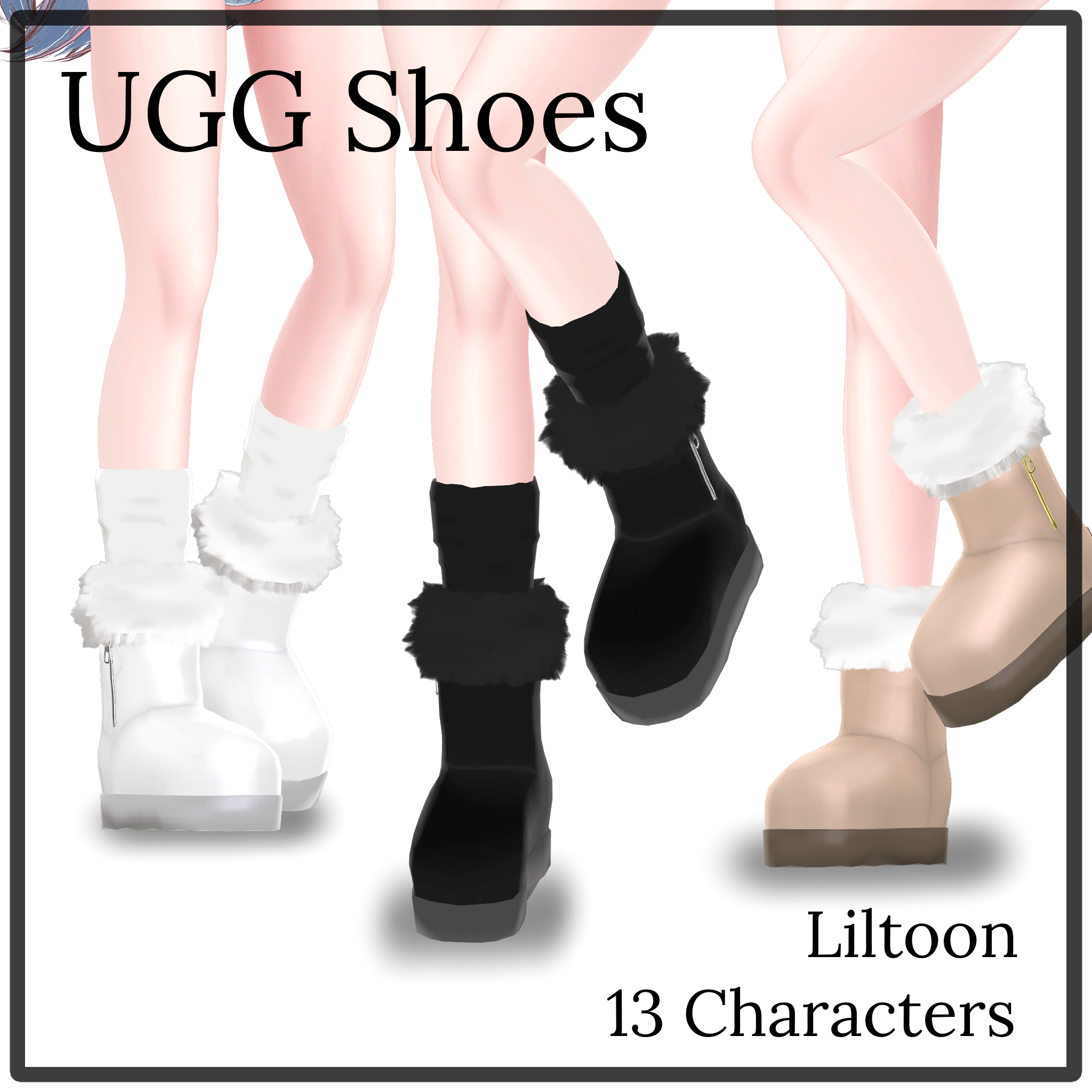 [VRC] Ugg Shoes 13 Characters (Update Previous product) - JJONGSAEBYEOK ...