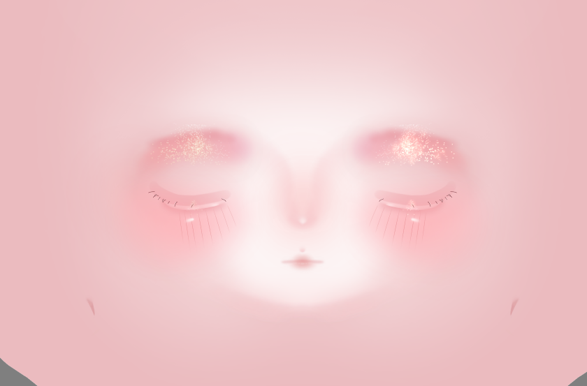 【VRChat 】-萌用- 簡単なメイク makeup - robaa - BOOTH