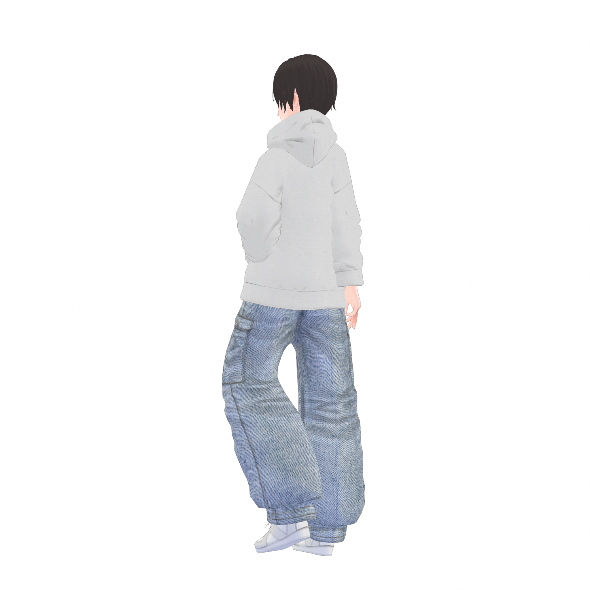 [VRoid] DENIM CARGO PANTS / デニムカーゴパンツ - vear clo. - BOOTH