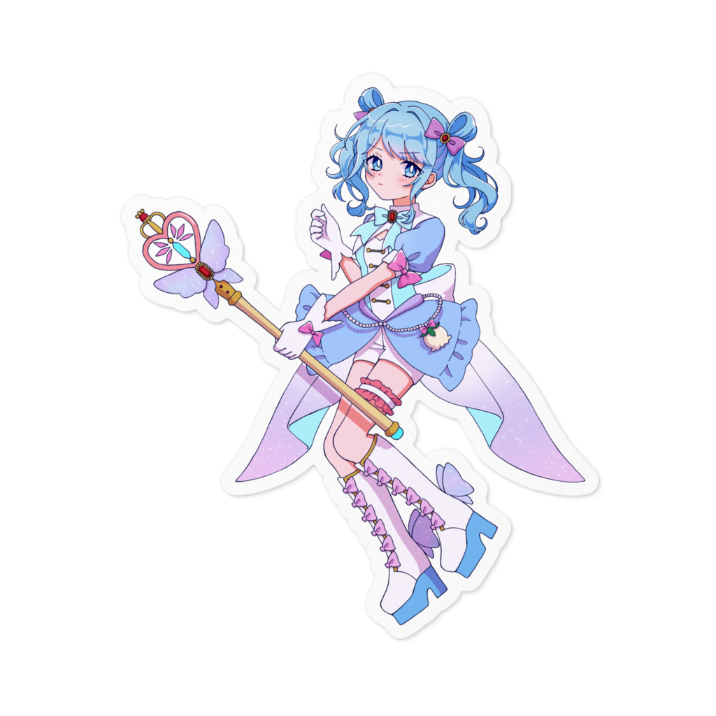 ステッカー 睦月みゅげ 魔法少女 - MU:GATE【睦月みゅげ ショップ】 - BOOTH