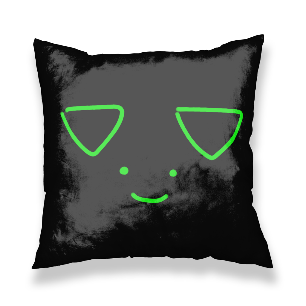 1st official goods『黒幕クッションカバー』 - Kawaken Official Shop - BOOTH