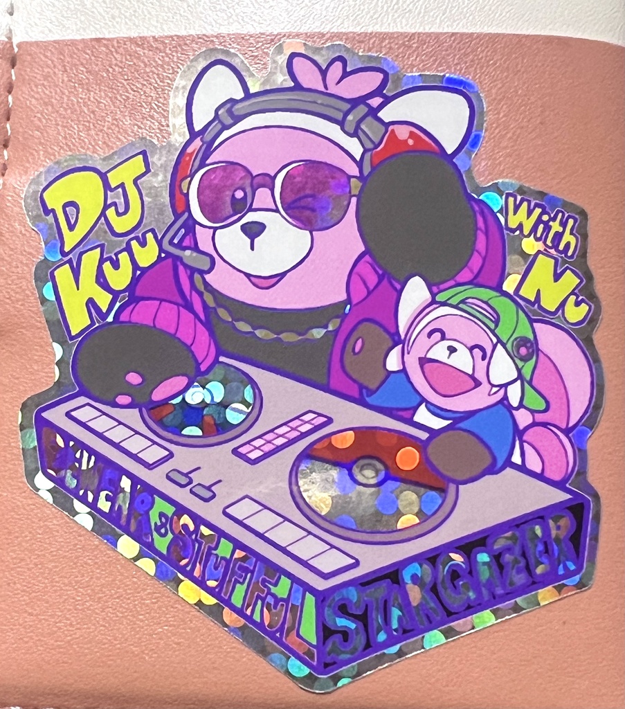 DJキテルグマ&ヌイコグマステッカー - STARGAZER - BOOTH