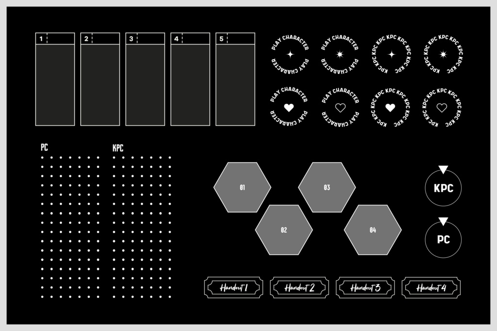 【ココフォリア用素材】「汎用コマ置き場集」 - 293号室 - BOOTH