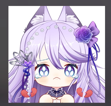Eliza The Purple Fox [Live 2D Model Sell] 💜 - Spotlight Club VT - BOOTH