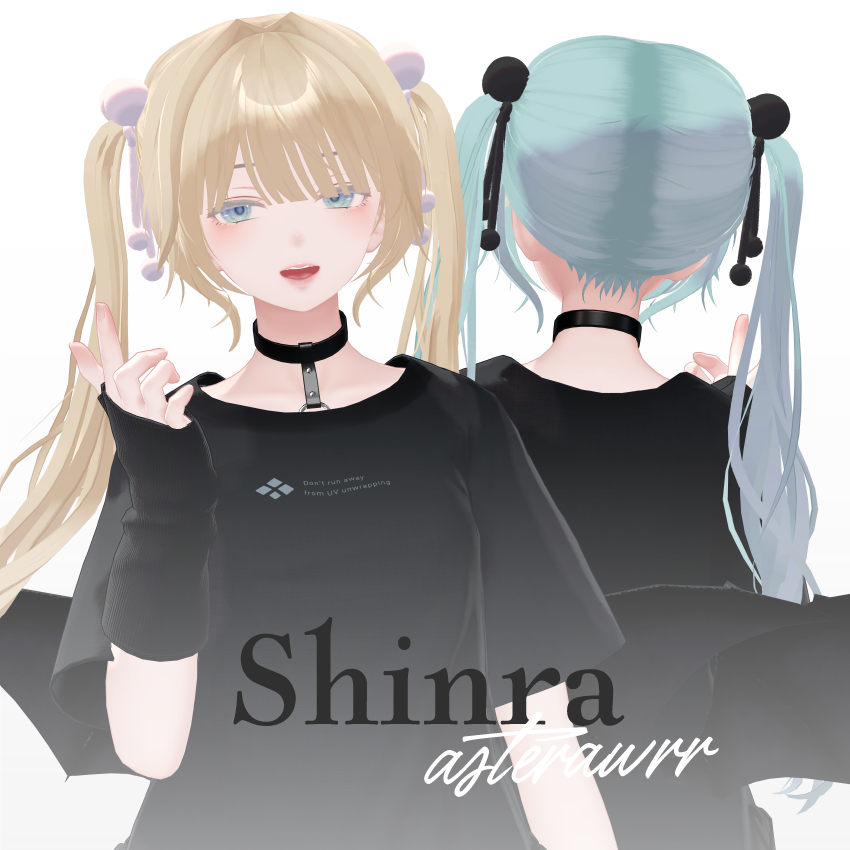 Downy Twintail【VRChat想定】 - asterawrr - BOOTH