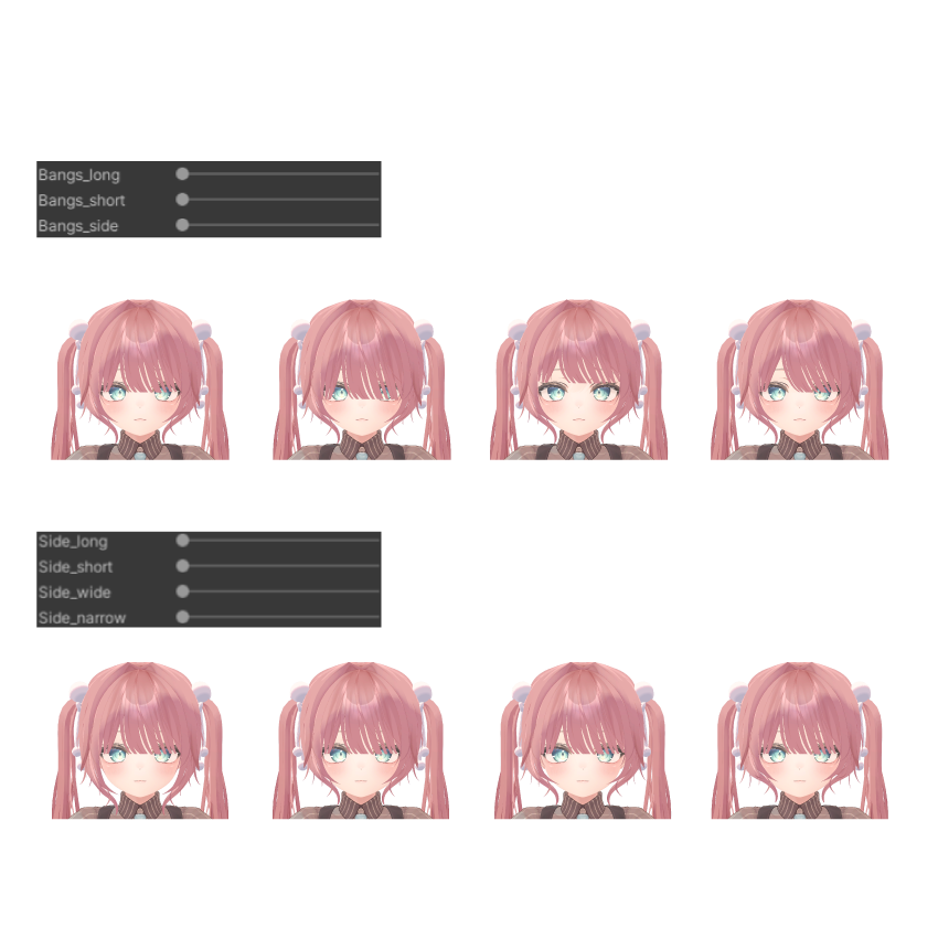 Downy Twintail【VRChat想定】 - asterawrr - BOOTH