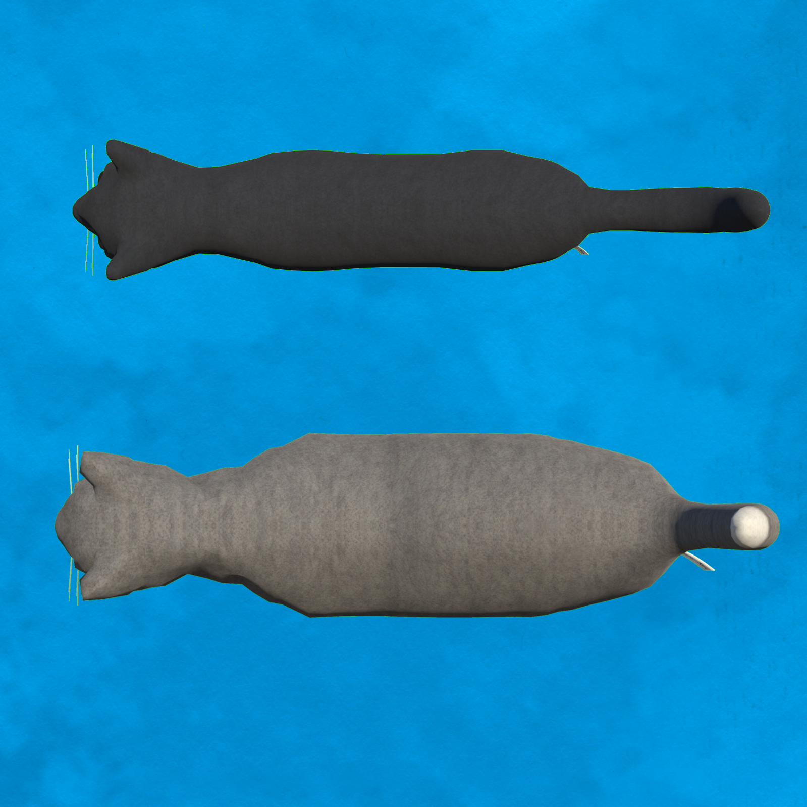 [Free/無料] Cat Plushie / 猫ぬいぐるみ - Sleepybara-Rex - BOOTH