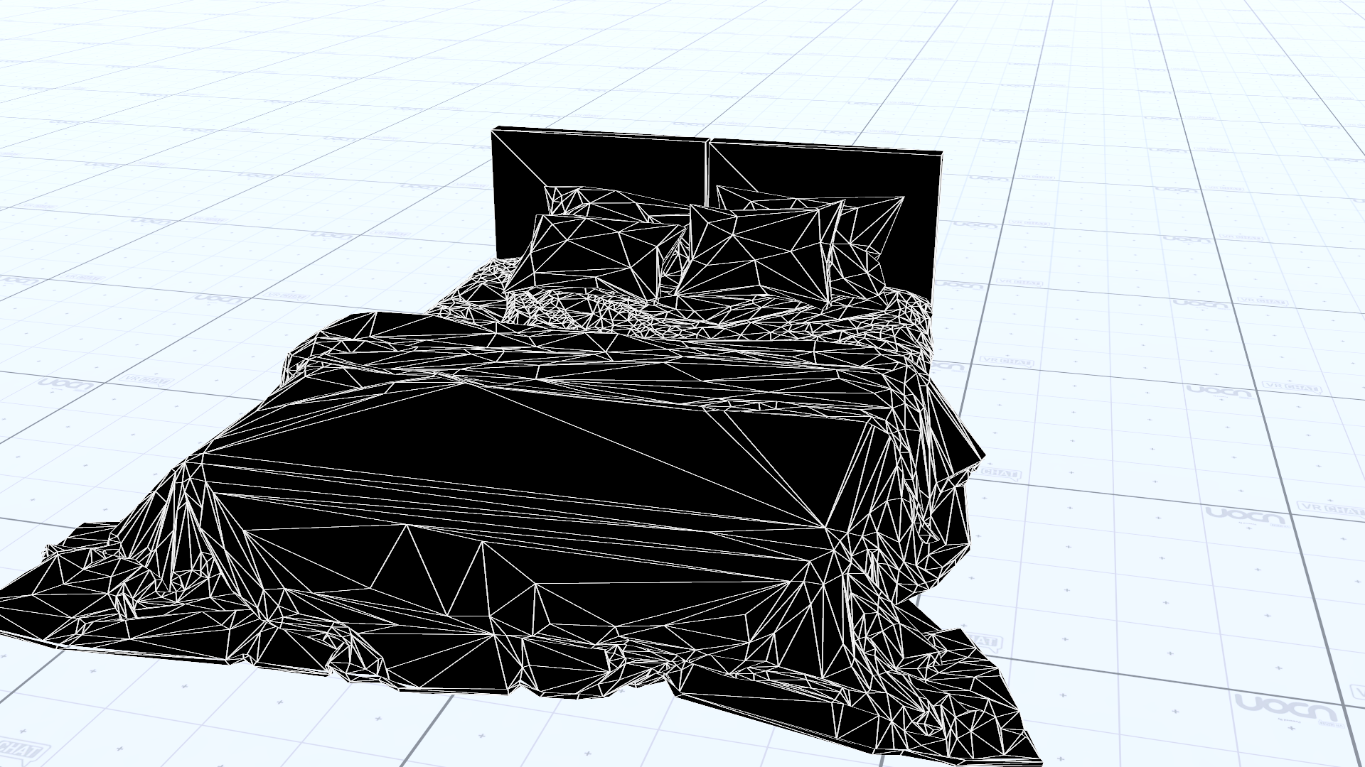 【VRChat/URP/HDRP 対応】RBS ModernBed-B【睡眠ギミック搭載済みベッド】 - らずべりー工房 - BOOTH