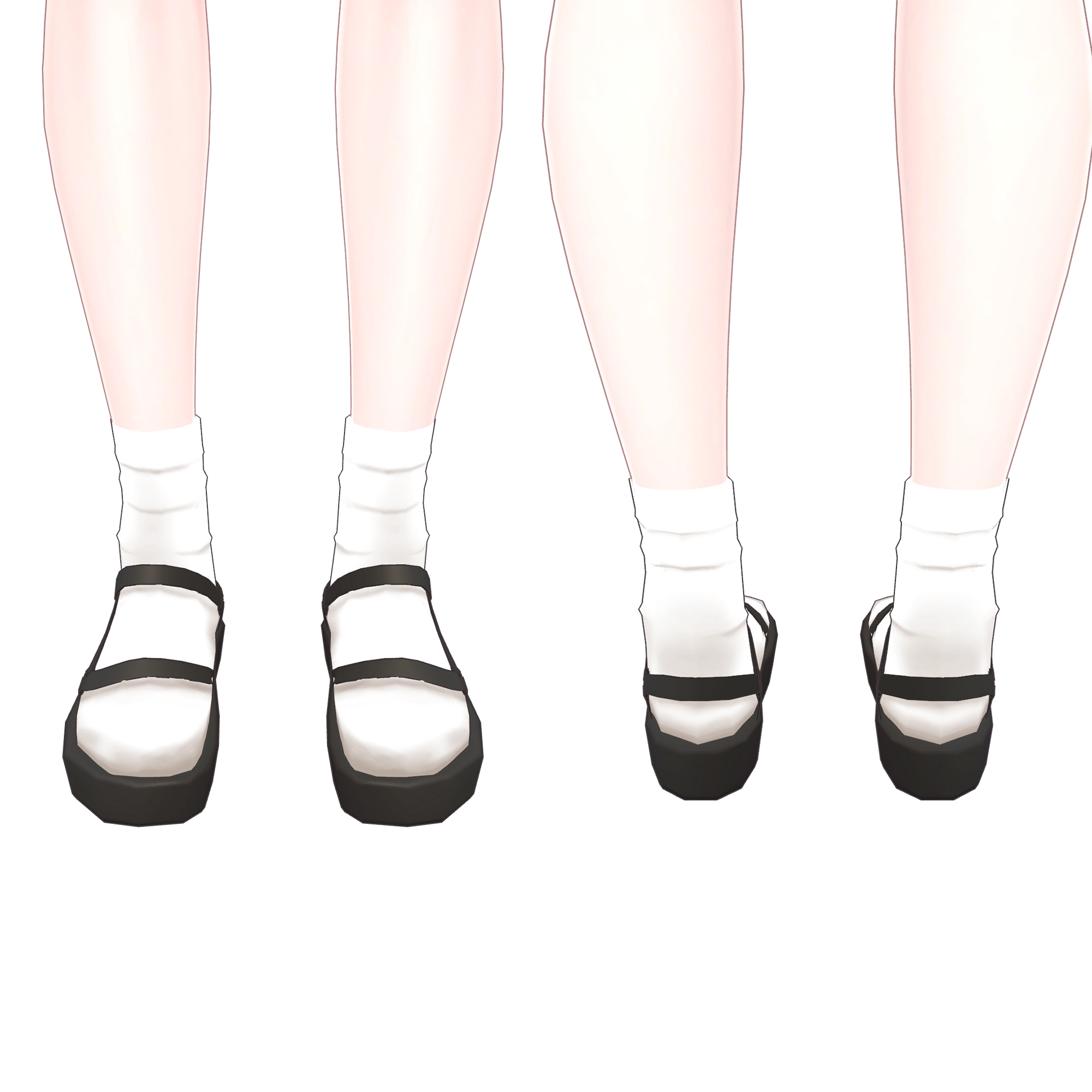 スポーツサンダルとソックス【セレスティア、桔梗】 - MARI24 - BOOTH