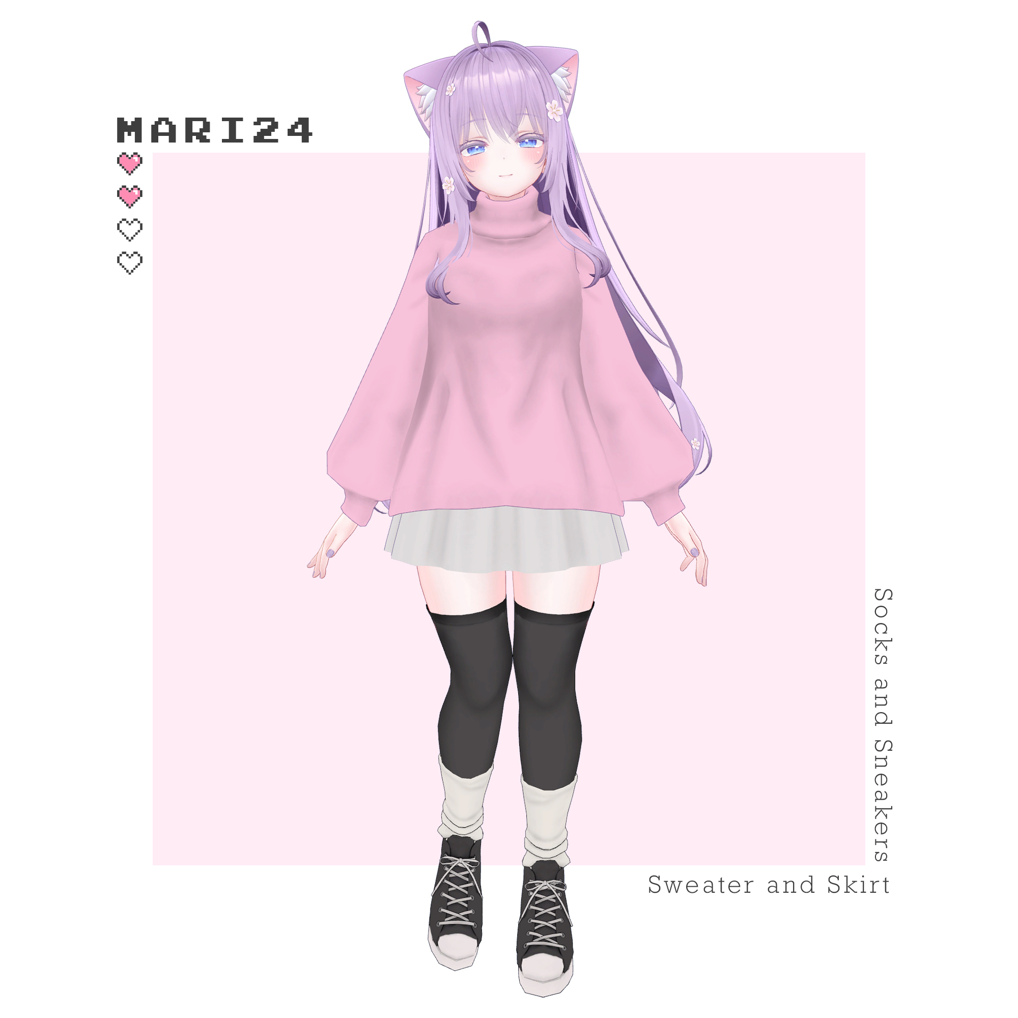 ゆるセーターとルーズソックス【萌用】 - MARI24 - BOOTH