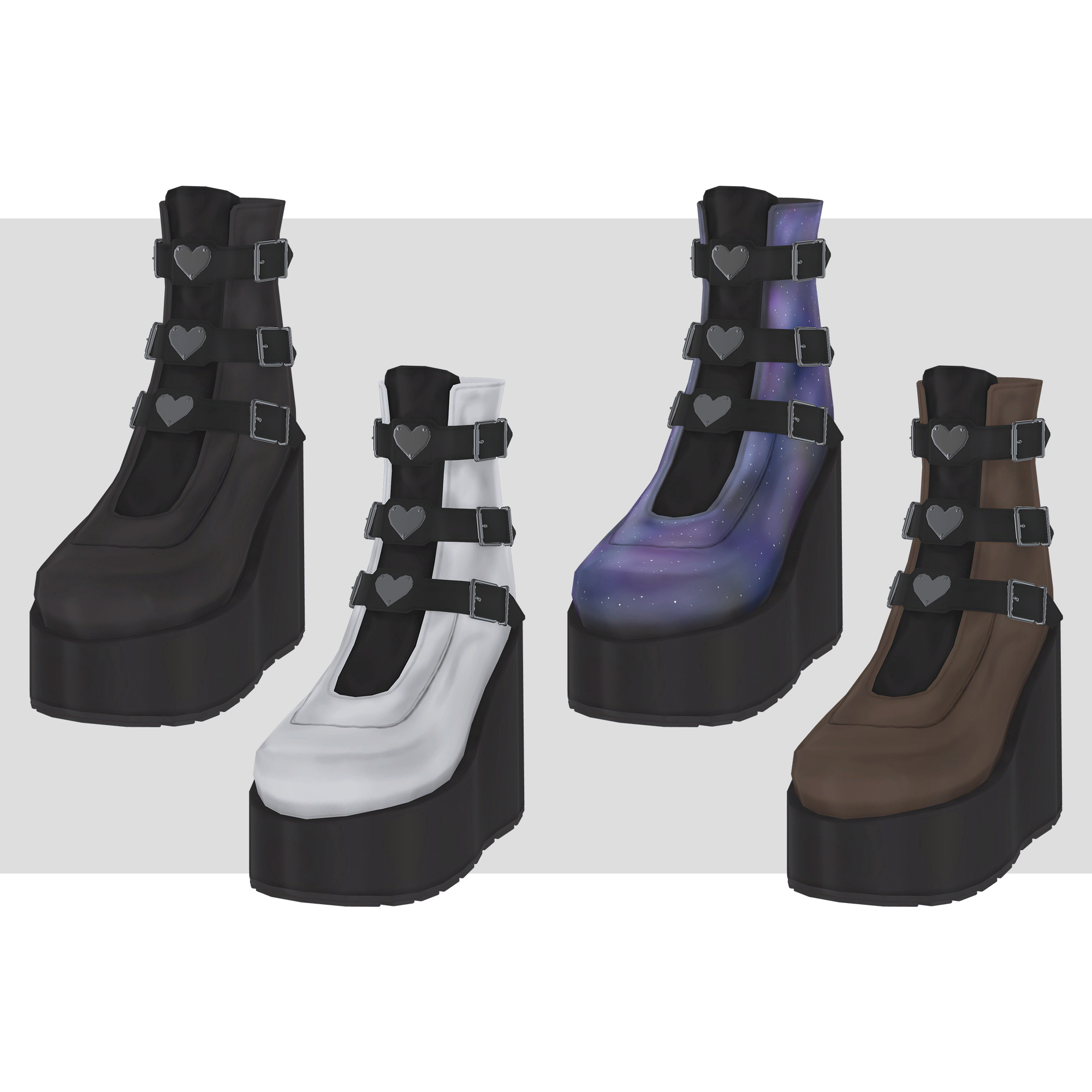 ブーツ、レッグウォーマー、ソックス【萌、桔梗、セレスティア用】 - MARI24 - BOOTH