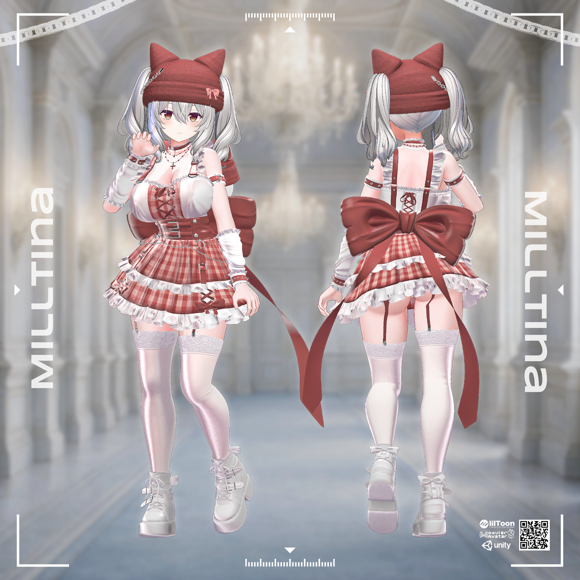 【VRC衣装】 Crimson Kitty 【15 AVATAR】 - MONVIE - BOOTH