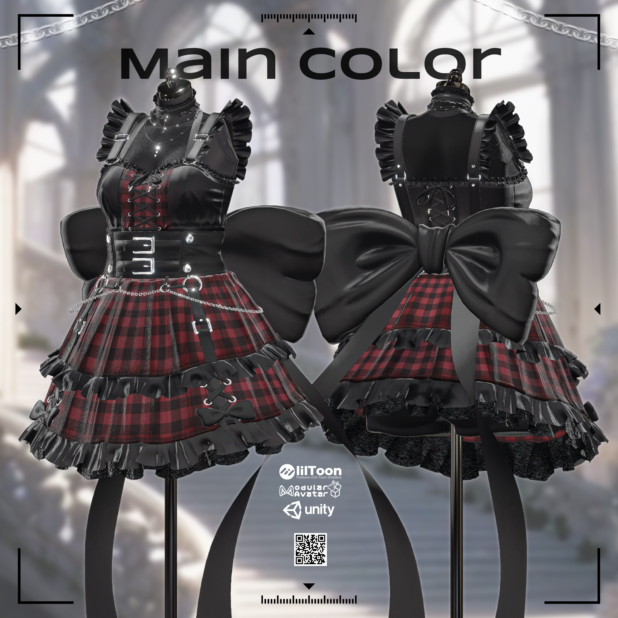 【VRC衣装】 Crimson Kitty 【15 AVATAR】 - MONVIE - BOOTH