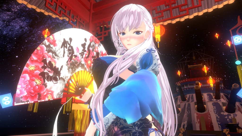 VRChat/VRM [Belfast] - 3D model [AzurLane] + Project Files ...