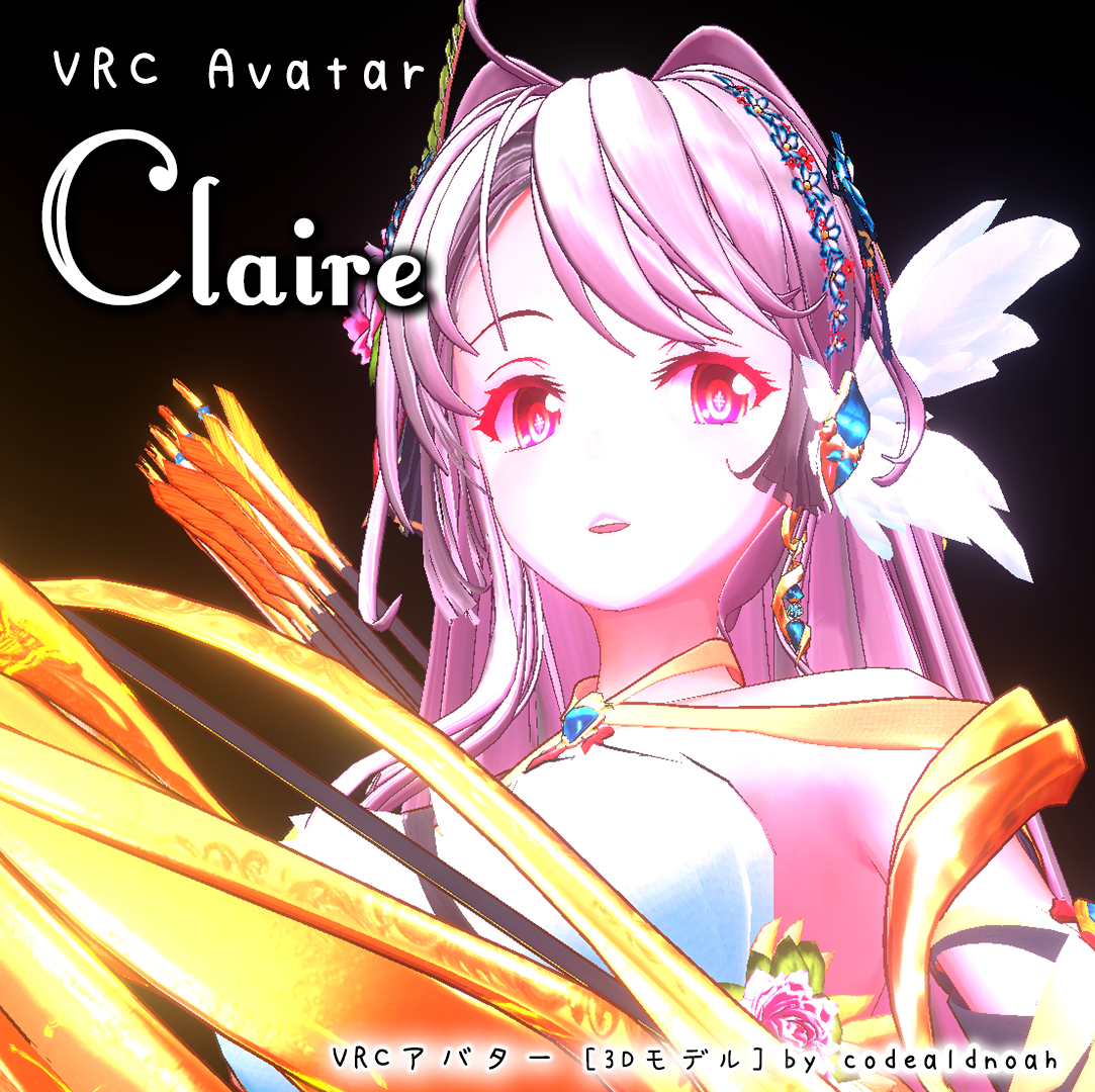 オリジナル3Dモデル 「クレア」 | Claire -ver1.1 - CodeAldnoah - BOOTH
