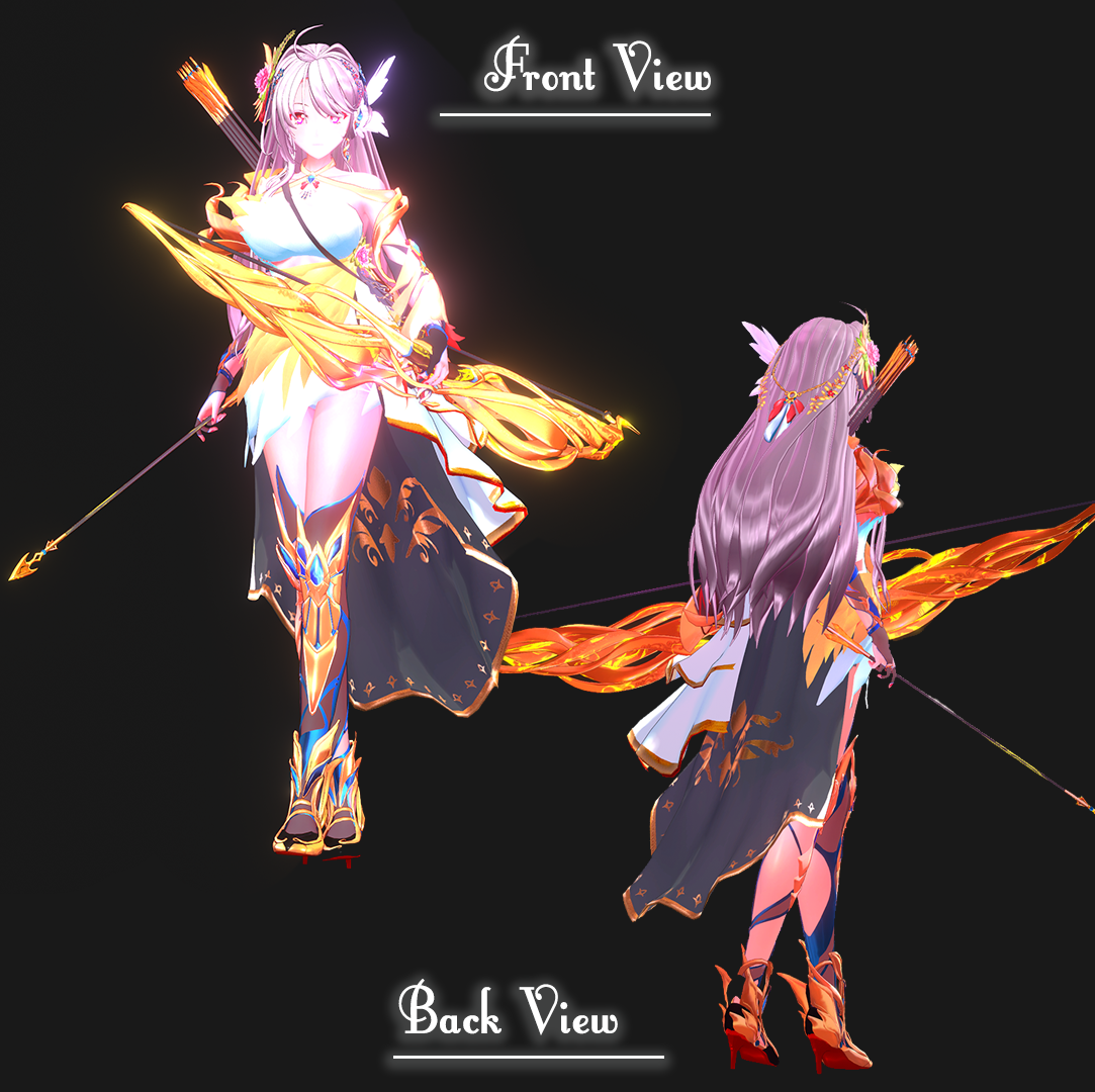 オリジナル3Dモデル 「クレア」 | Claire -ver1.1 - CodeAldnoah - BOOTH