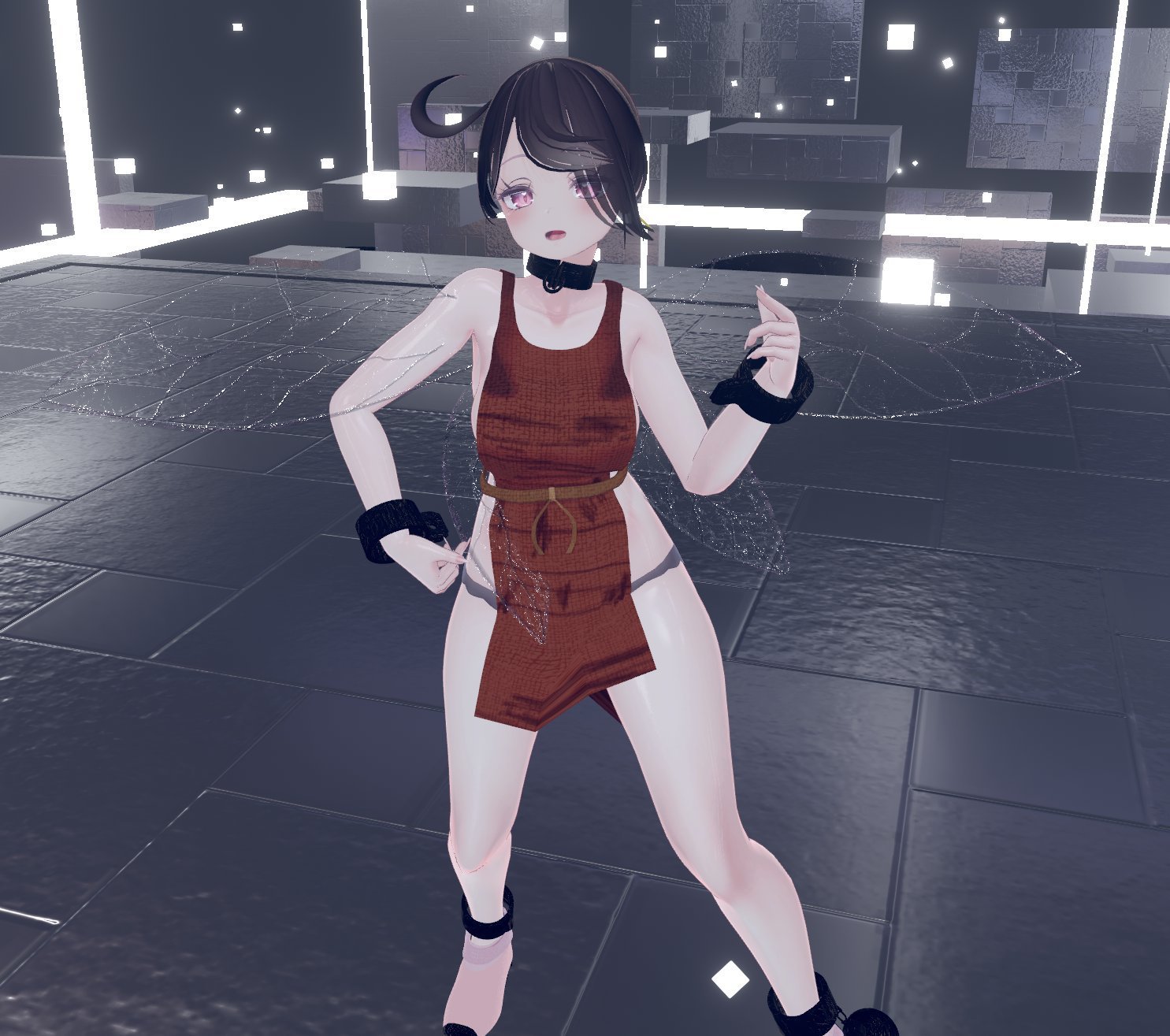 幻想妖精の翼 - インビジブルフェアリーウィング - invisible fairy wing 【VRChat想定】|ちくわ雑貨 ...