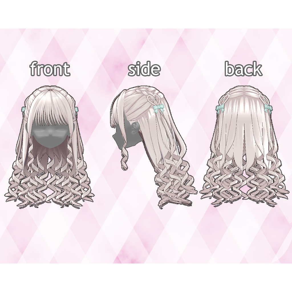 【5アバター対応】Lovely Heart Roll - ailyu - BOOTH