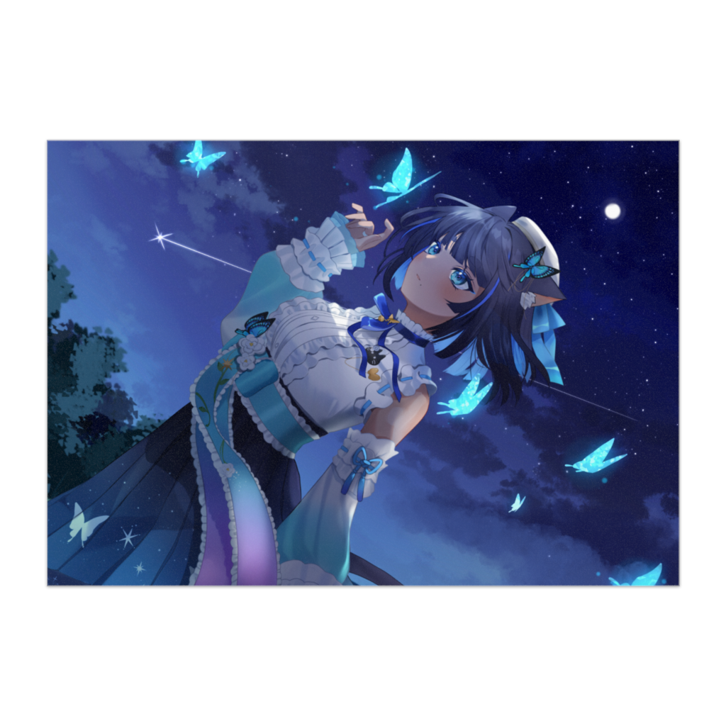 新モデル記念 ポスター【儚牙紺】 - 儚牙紺-Kurage Kon- - BOOTH