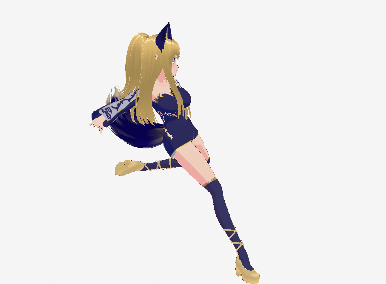 Nayomi Royal Cat Girl VRM vtuber model - DarkoPrincess Boutique - BOOTH