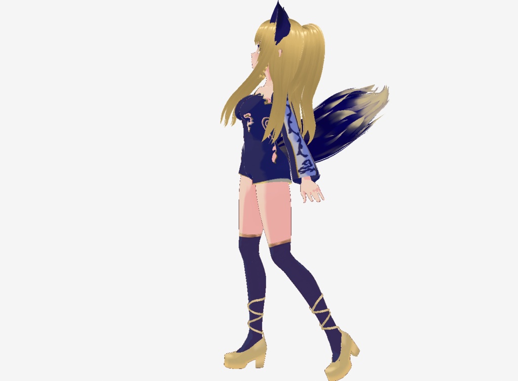 Nayomi Royal Cat Girl VRM vtuber model - DarkoPrincess Boutique - BOOTH