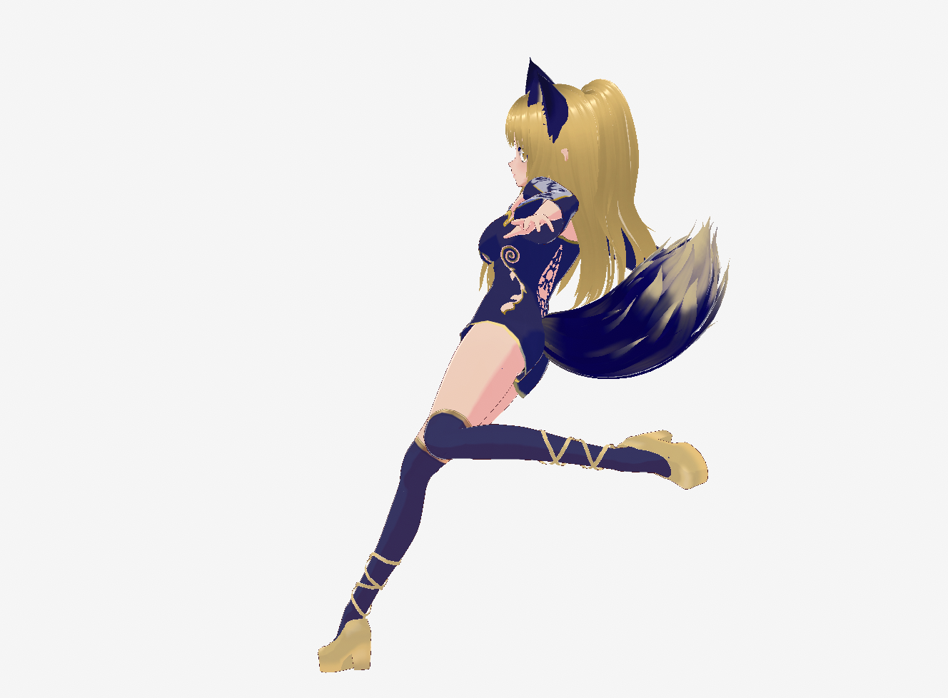 Nayomi Royal Cat Girl VRM vtuber model - DarkoPrincess Boutique - BOOTH