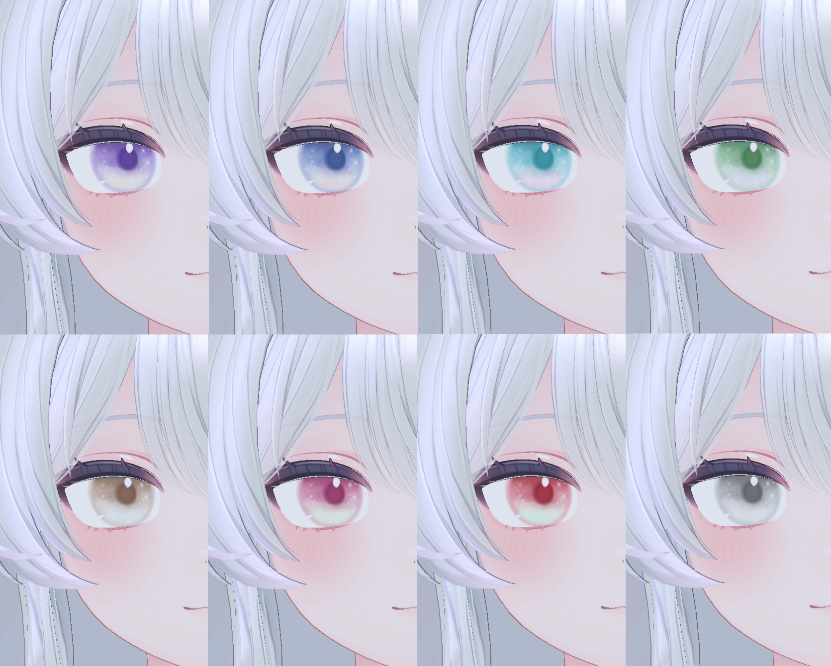 【3 Avatar】Pastel Sky Eye Textures - SoraHaru - BOOTH