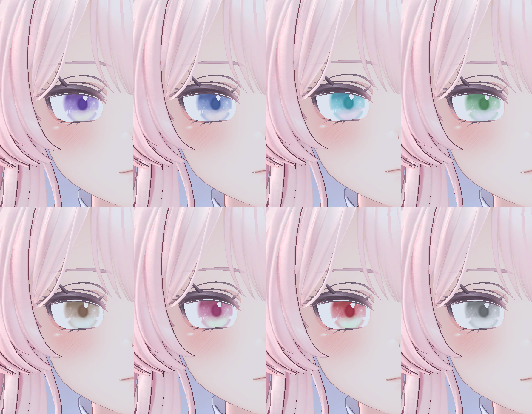 【3 Avatar】Pastel Sky Eye Textures 2 - SoraHaru - BOOTH