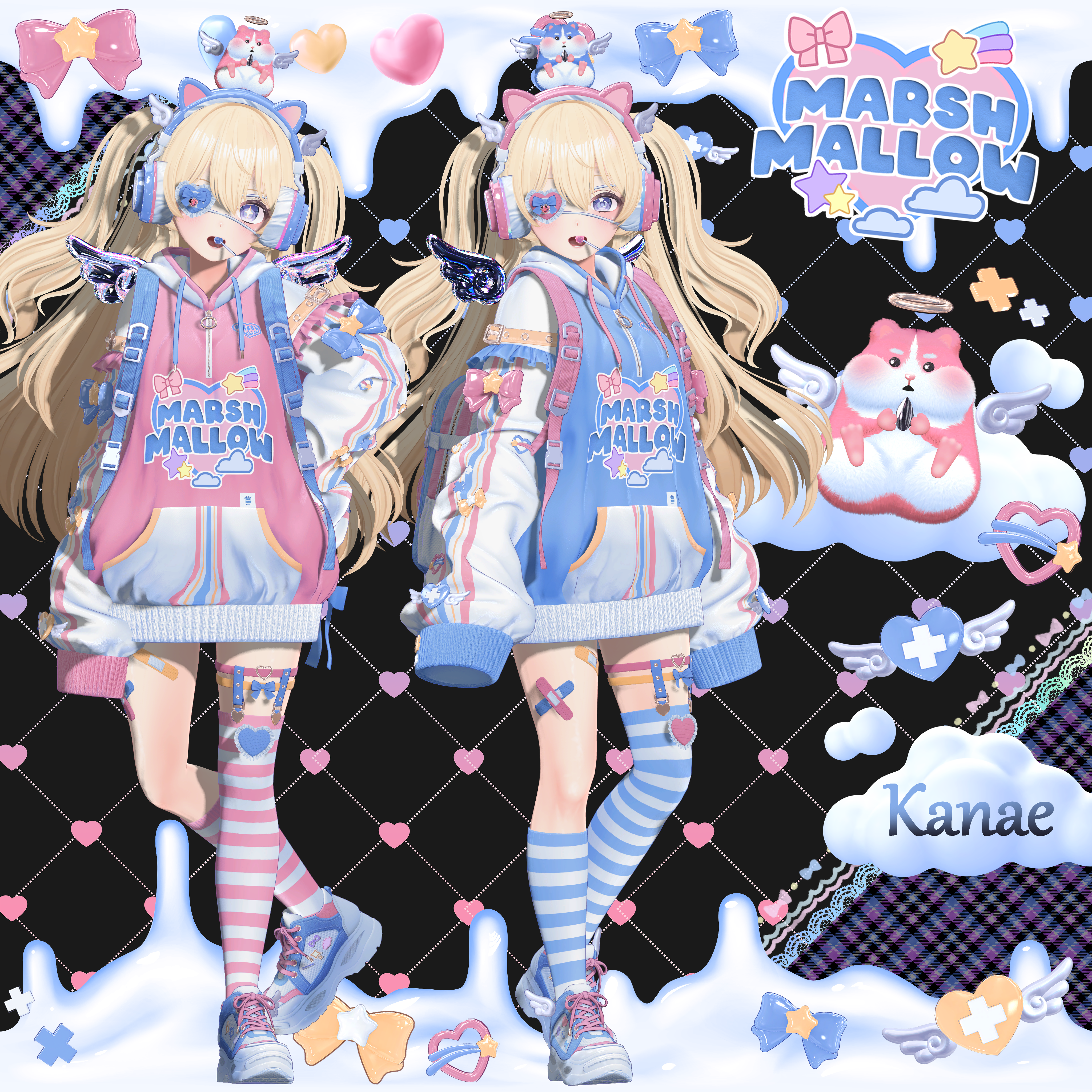 【8アバター対応】🍭Marshmallow🍭 - cherry neru - BOOTH